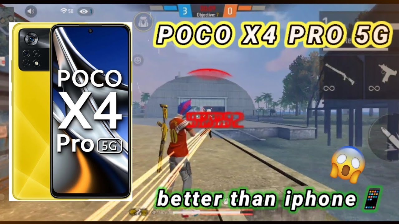 Poco X4 Pro 5G Free Fire Test | Poco X4 Pro 5g gaming review & hear or ...