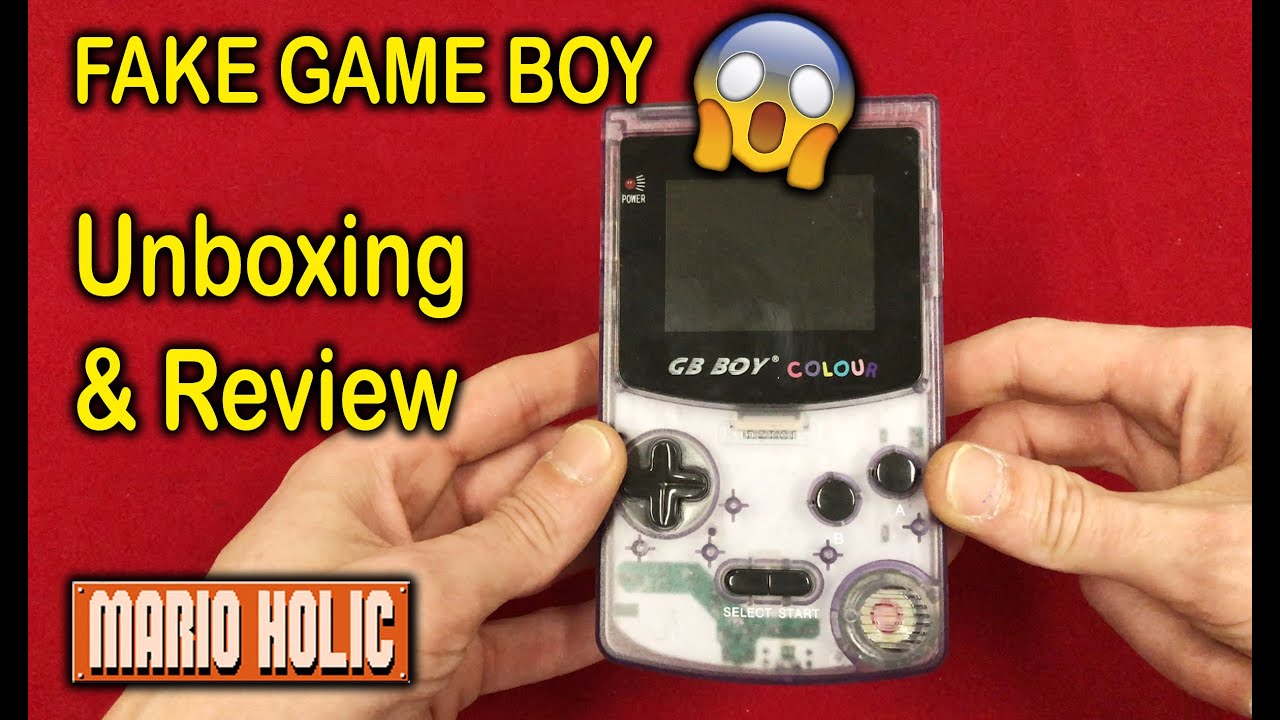 GB BOY COLOUR (fake gameboy color) Unboxing & Review - YouTube
