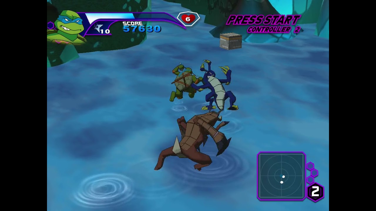 Teenage Mutant Ninja Turtles: 2003 Game (PC) - Stage 5 - Leonardo (Hard ...