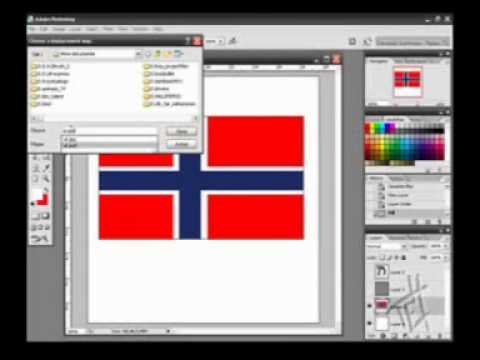 Waving Flag Effect In Photoshop.flv - YouTube