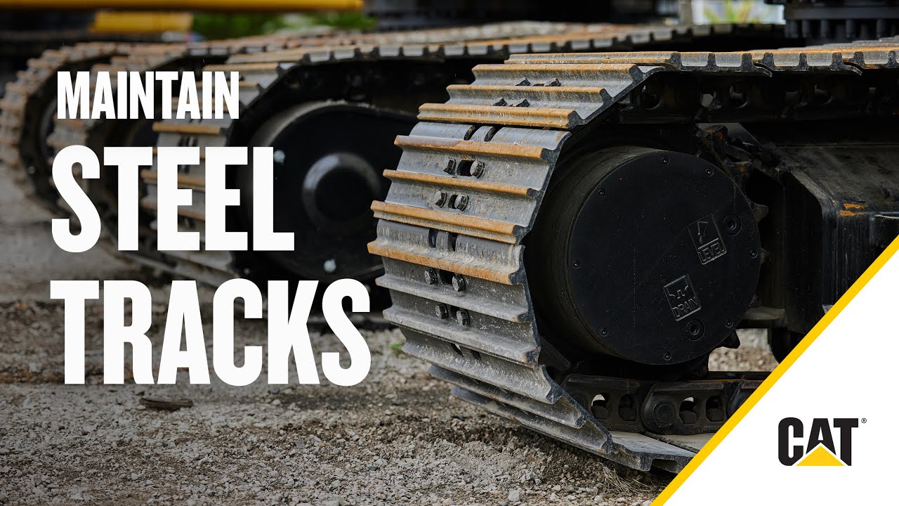 How to Maintain Cat® Undercarriage Steel Tracks - YouTube