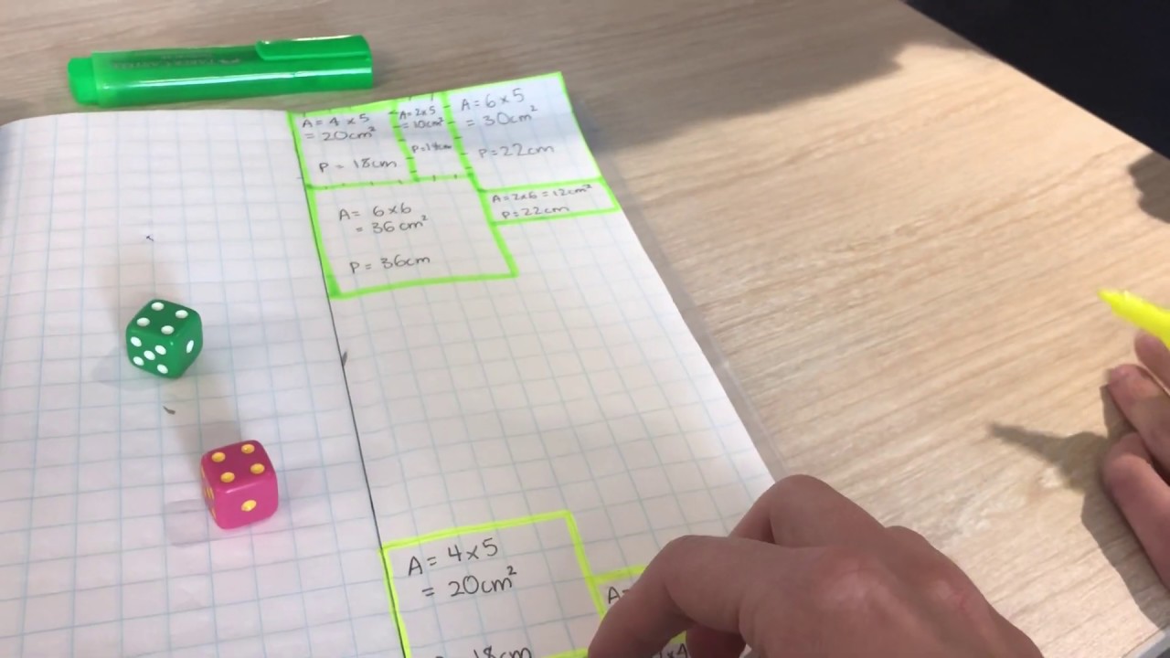 How to play paddocks for area and perimeter - YouTube