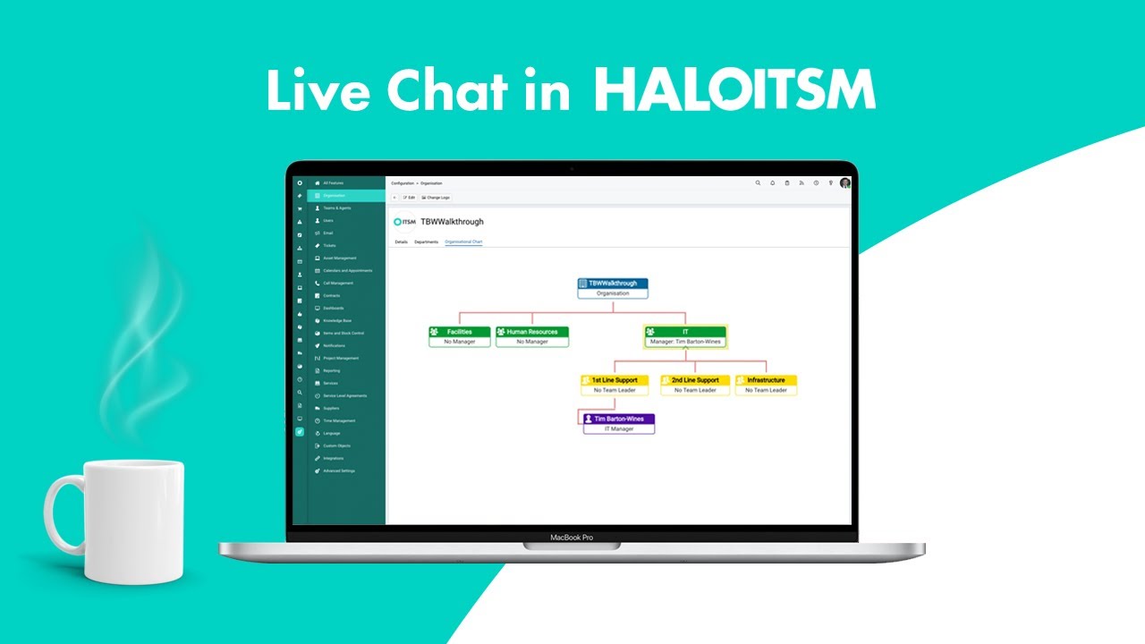 Live Chat in HaloITSM - YouTube