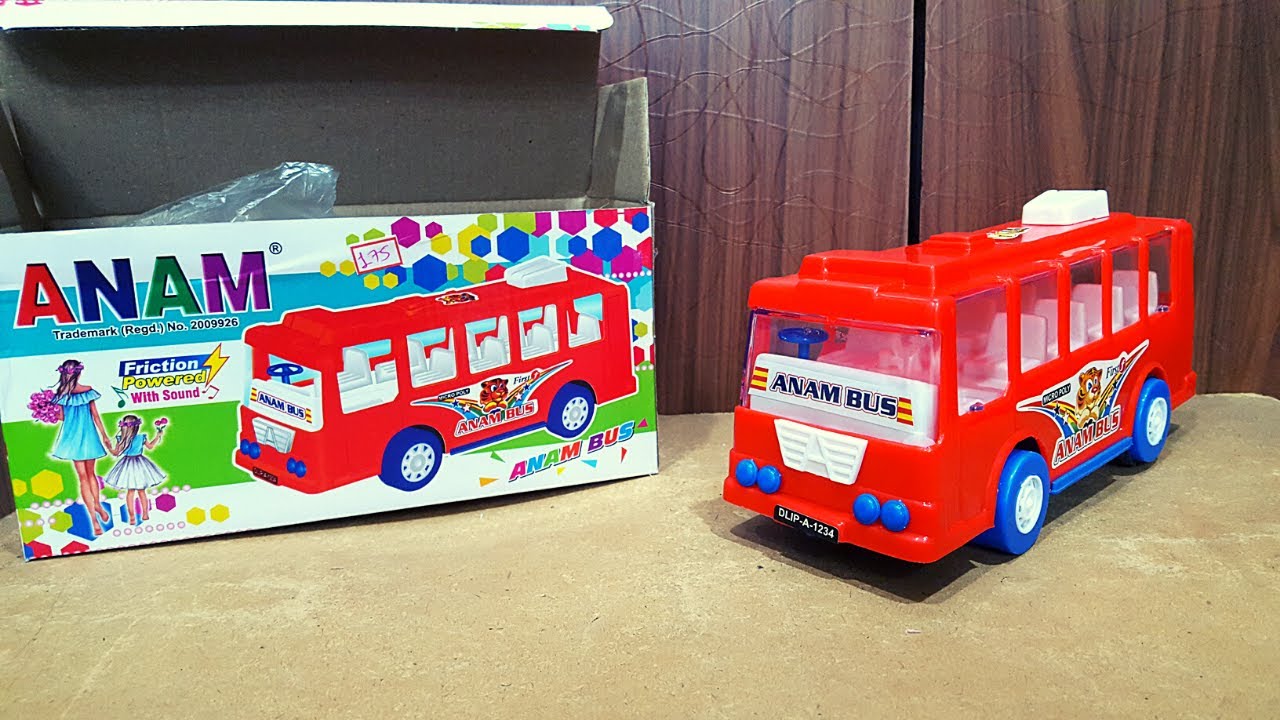 Unboxing and Review of ANAM bus toy for your kids fun and gift - YouTube