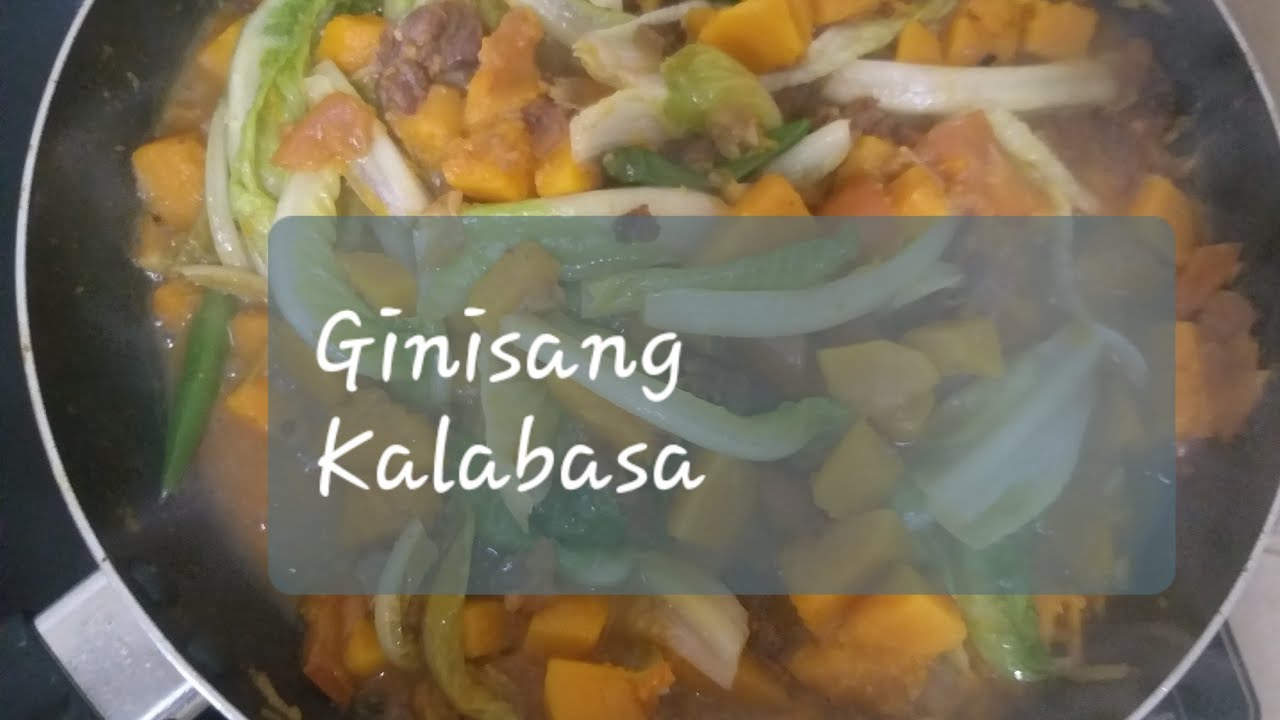Ginisang Kalabasa l Dinoydoy l My own version - YouTube