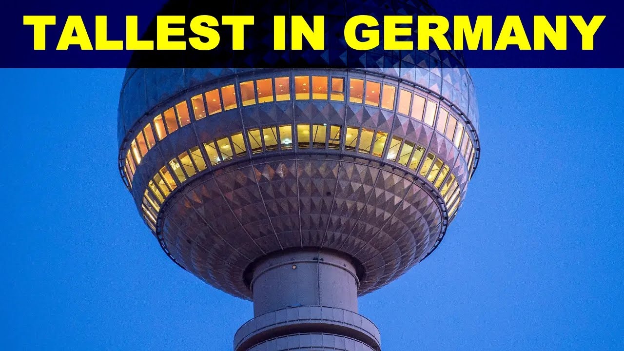 BERLIN TV TOWER locally known as 'Fernsehturm' (tallest structure in ...