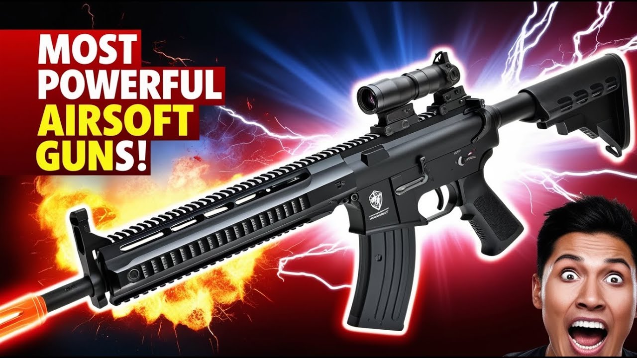 3 most powerful airsoft guns in 2025 - YouTube