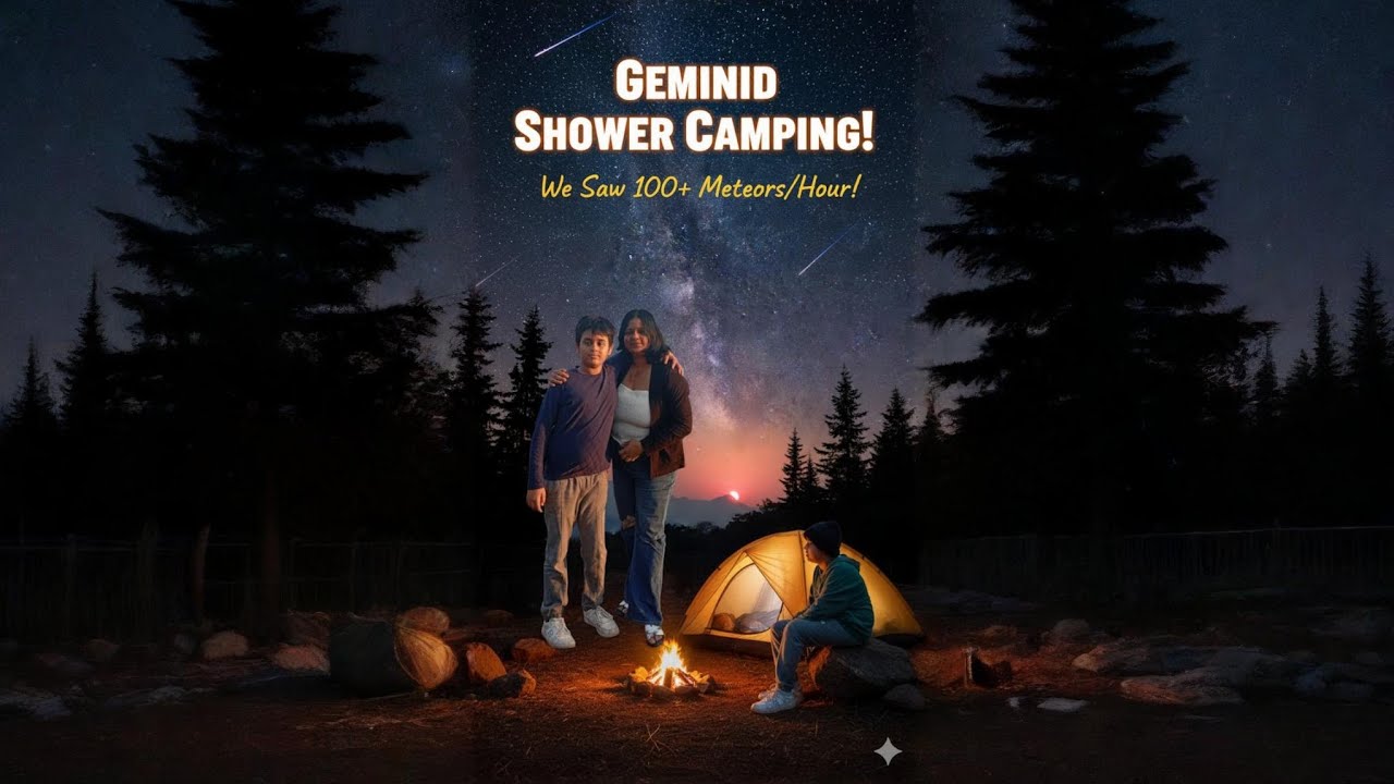 Pune night camp - Meteor Shower - YouTube