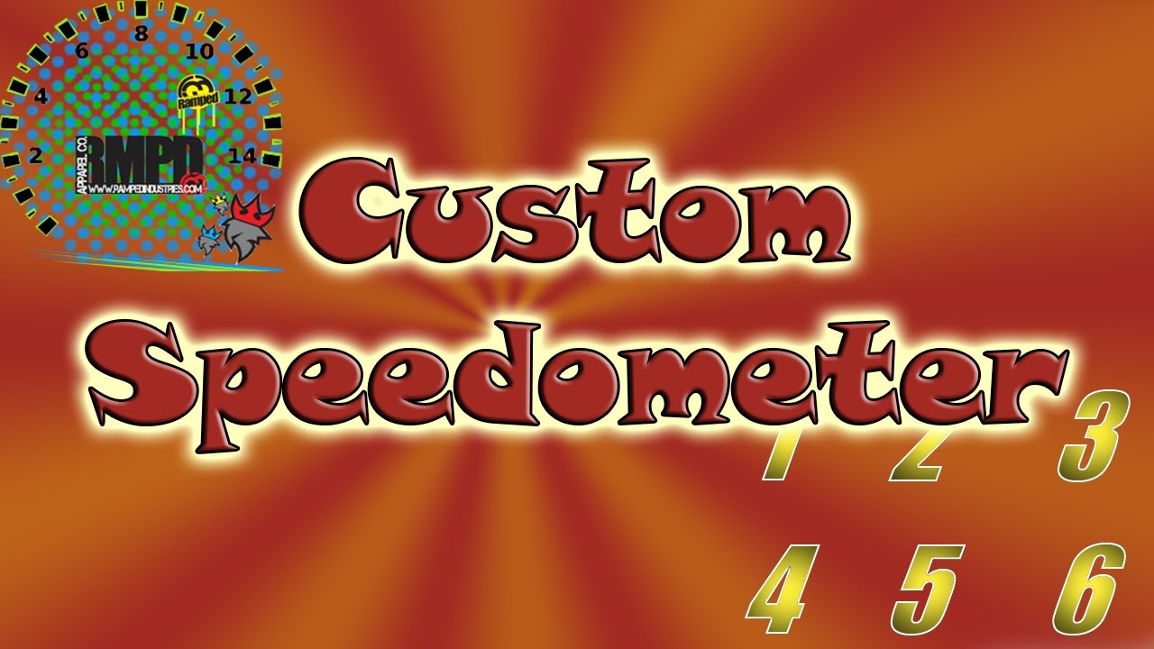 Custom Speedometer - Tutorial for MX Simulator - YouTube