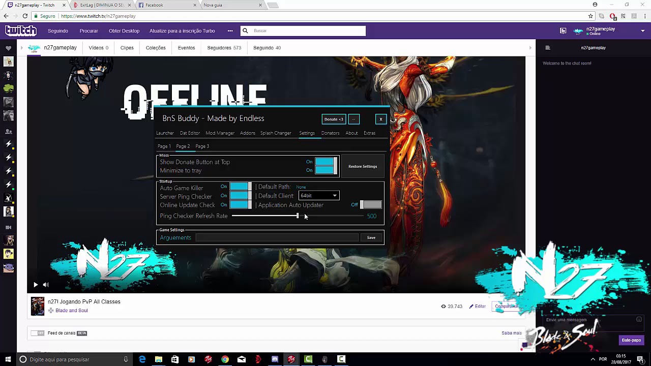 Blade&Soul Como usar o bnsBuddy Melhorando seu FPS! ! - YouTube