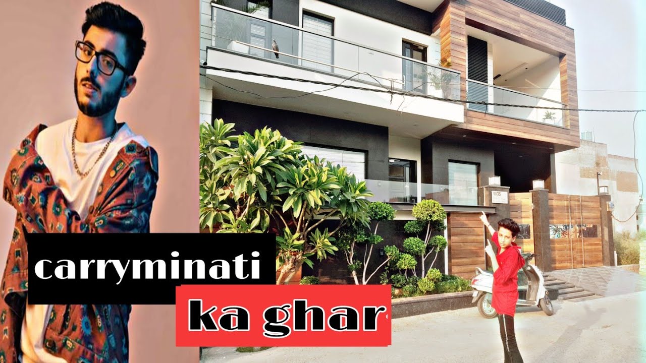 CARRYMINATI HOUSE / GOING TO CARRY MINATI HOUSE / ztr vlogs - YouTube
