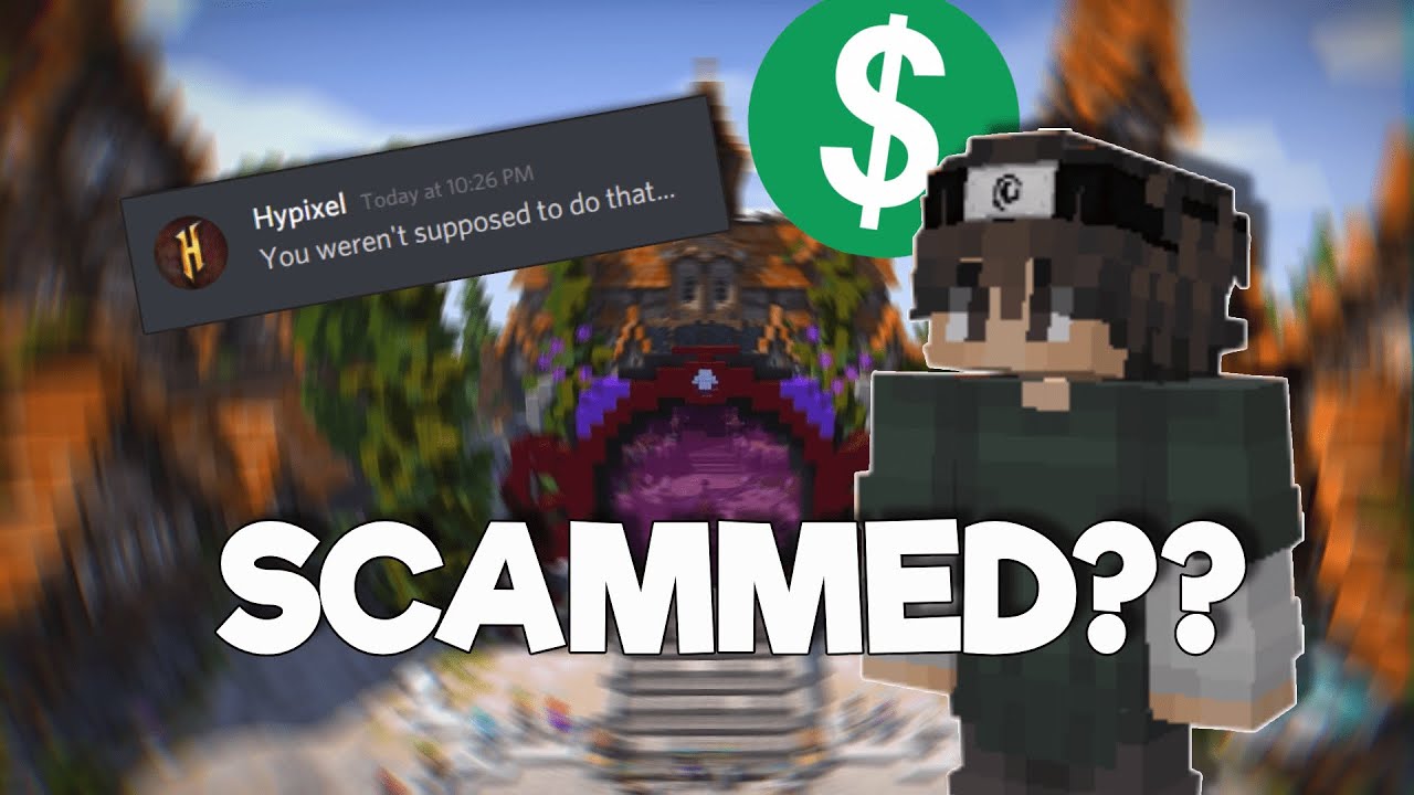I just SCAMMED hypixel???? - YouTube