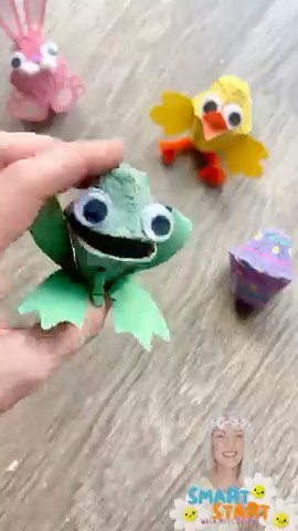 Egg Carton Frog Craft | Fun Spring Craft for Kids - YouTube