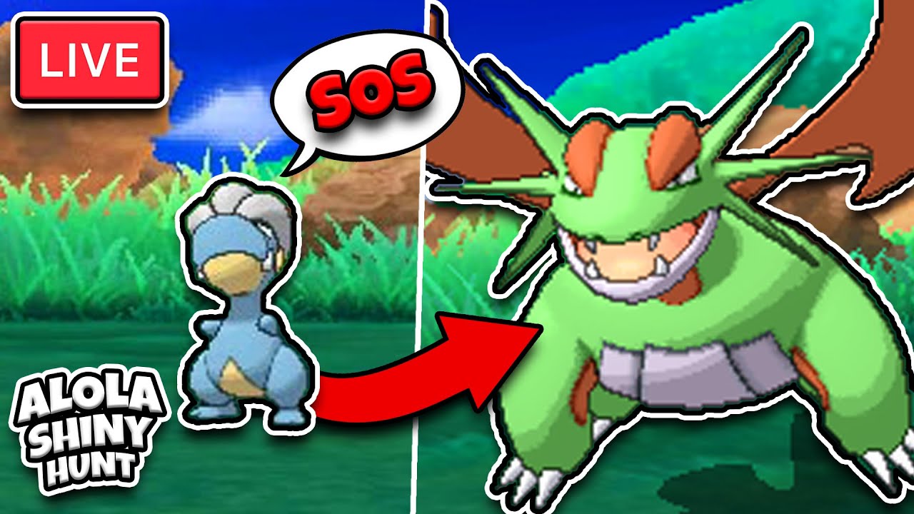 I’m Shiny Hunting a Pokémon in Every Region *LIVE* | Pokémon Sun and ...