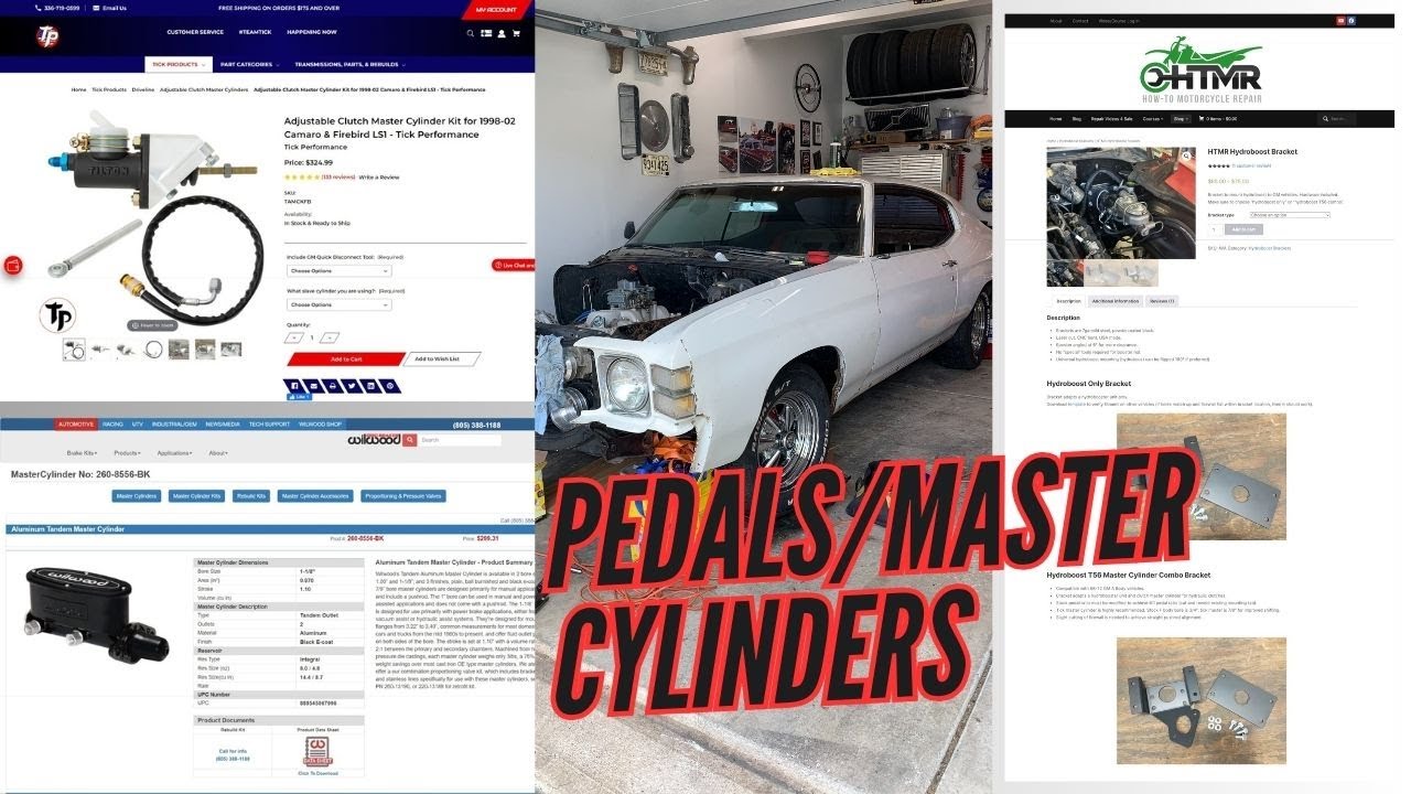 71 Chevelle pedals and hydroboost assembly - YouTube