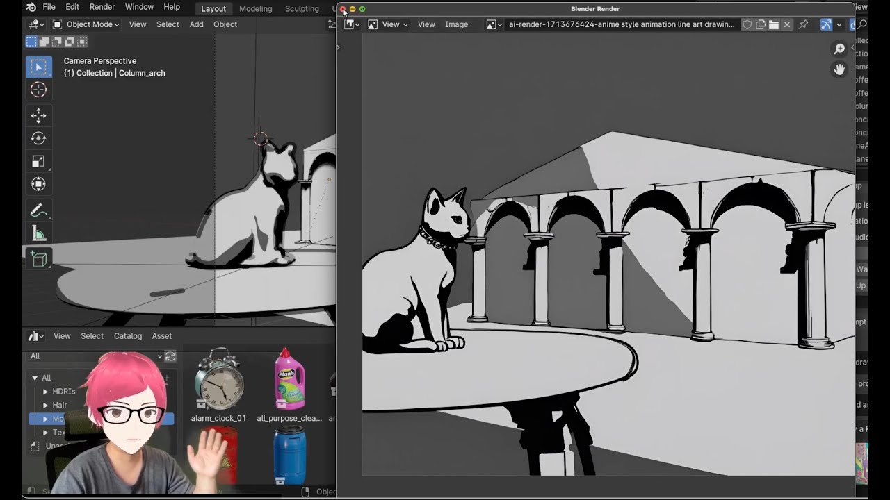How to use stable diffusion in Blender Render and Help to quickly get ...