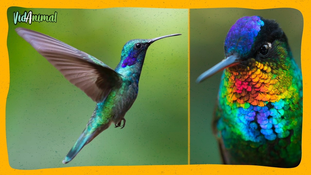 LOS COLIBRÍES: Las aves multicolor - YouTube