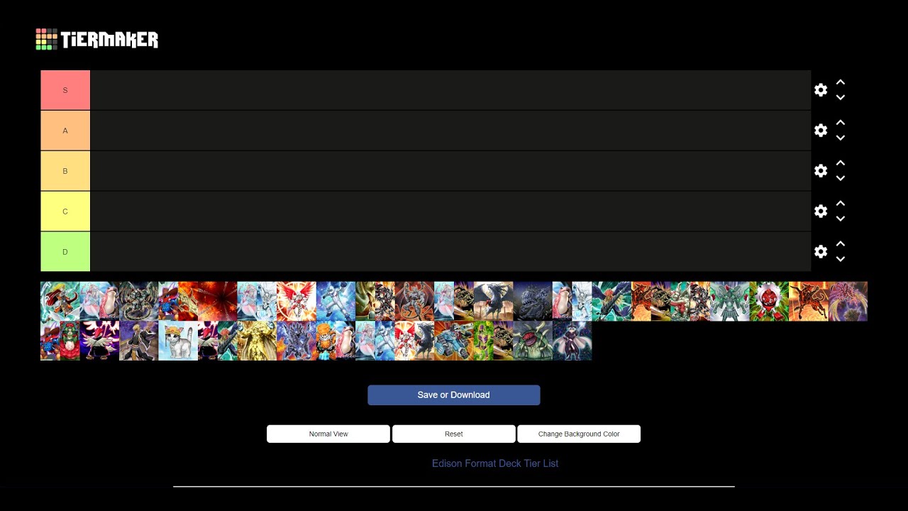 Edison Format Tier List August 2023 - YouTube