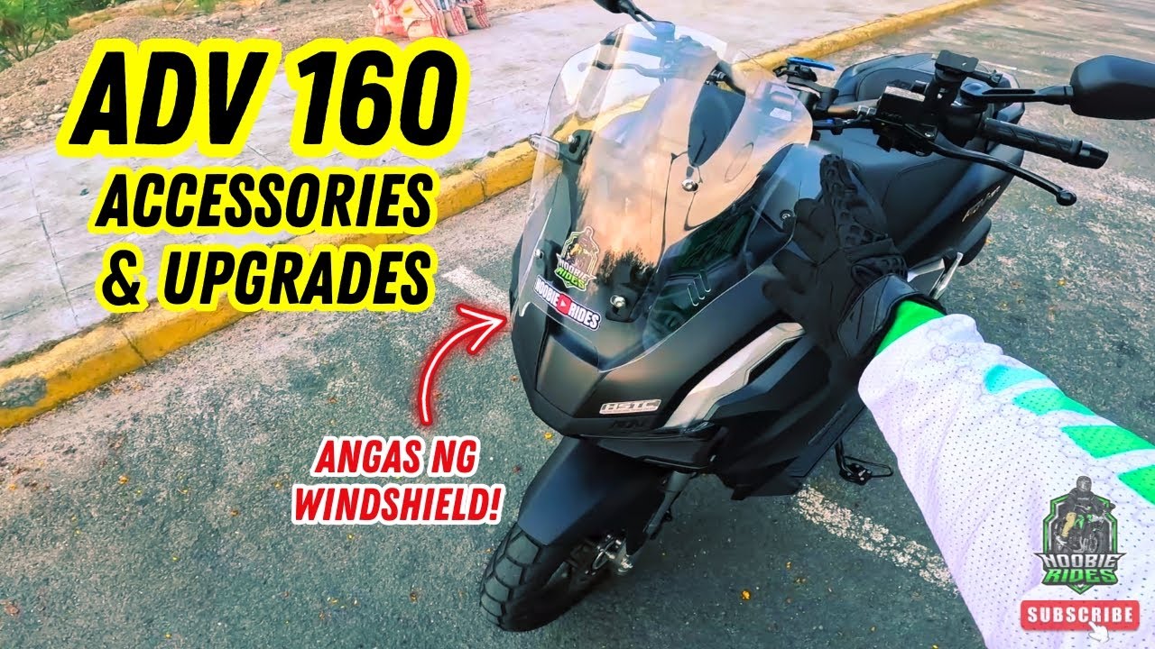 MUST HAVE Accessories and Upgrades for Honda ADV 160 - YouTube