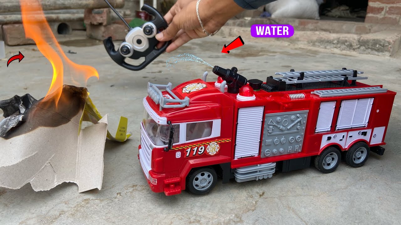 Remote Control fire rescue truck | RC rescue truck | remote control ...
