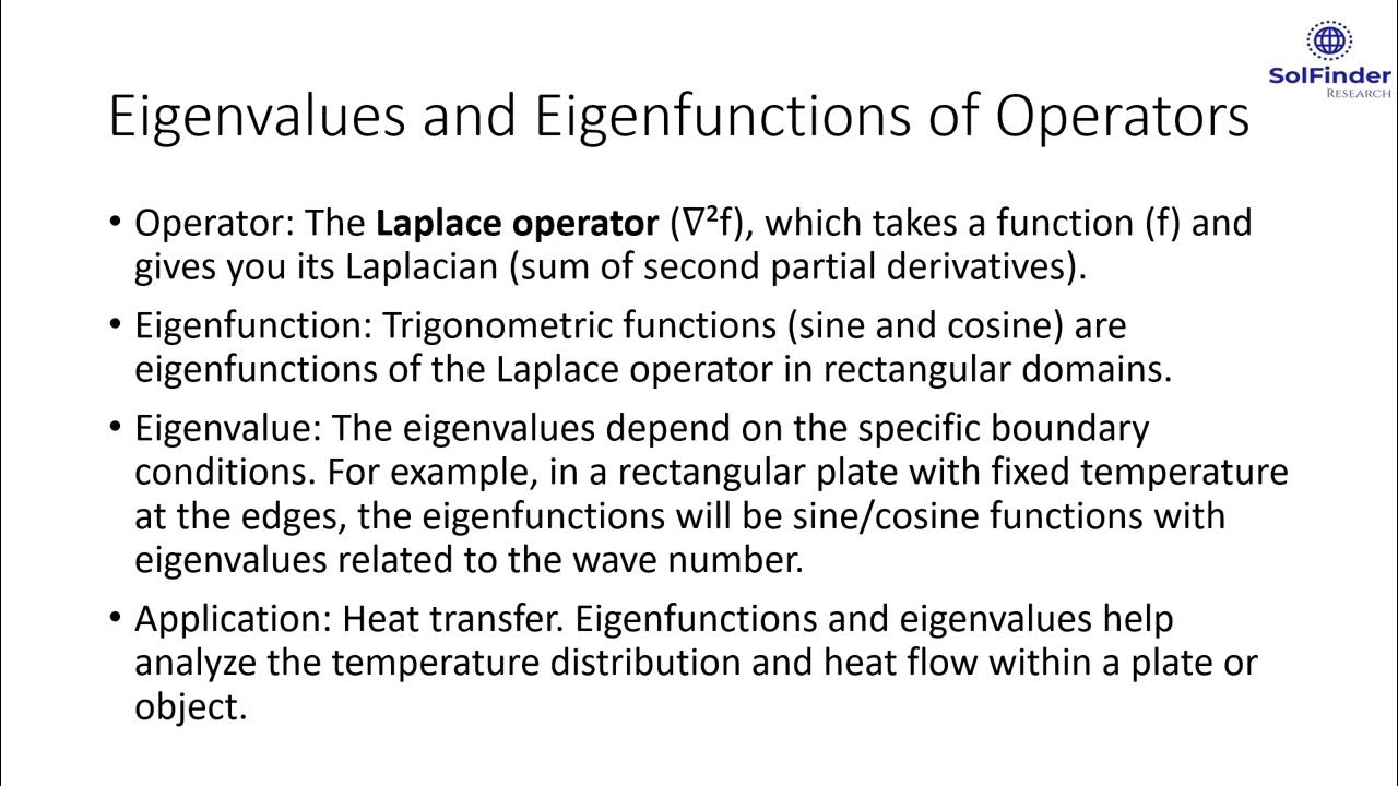 EigenValues and EigenFunctions of Operators - YouTube
