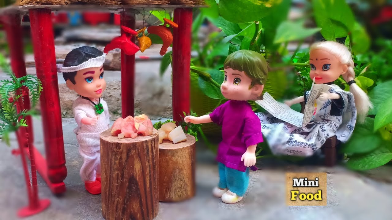 Miniature kitchen chicken | Miniature chicken Minifood TinyFood ...