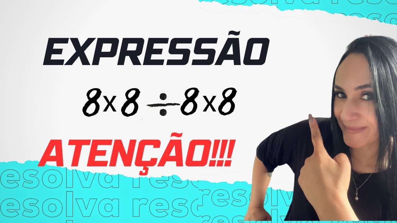 🔥QUANTO É 8x8:8x8?🔥 #matemática #expressaonumerica #facil #comentem ...