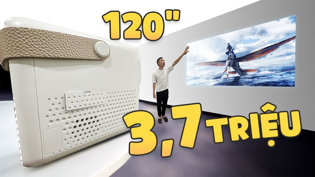 Máy chiếu 120” giá 3,7 triệu Tết này xem phim quá sướng: review Bee ...