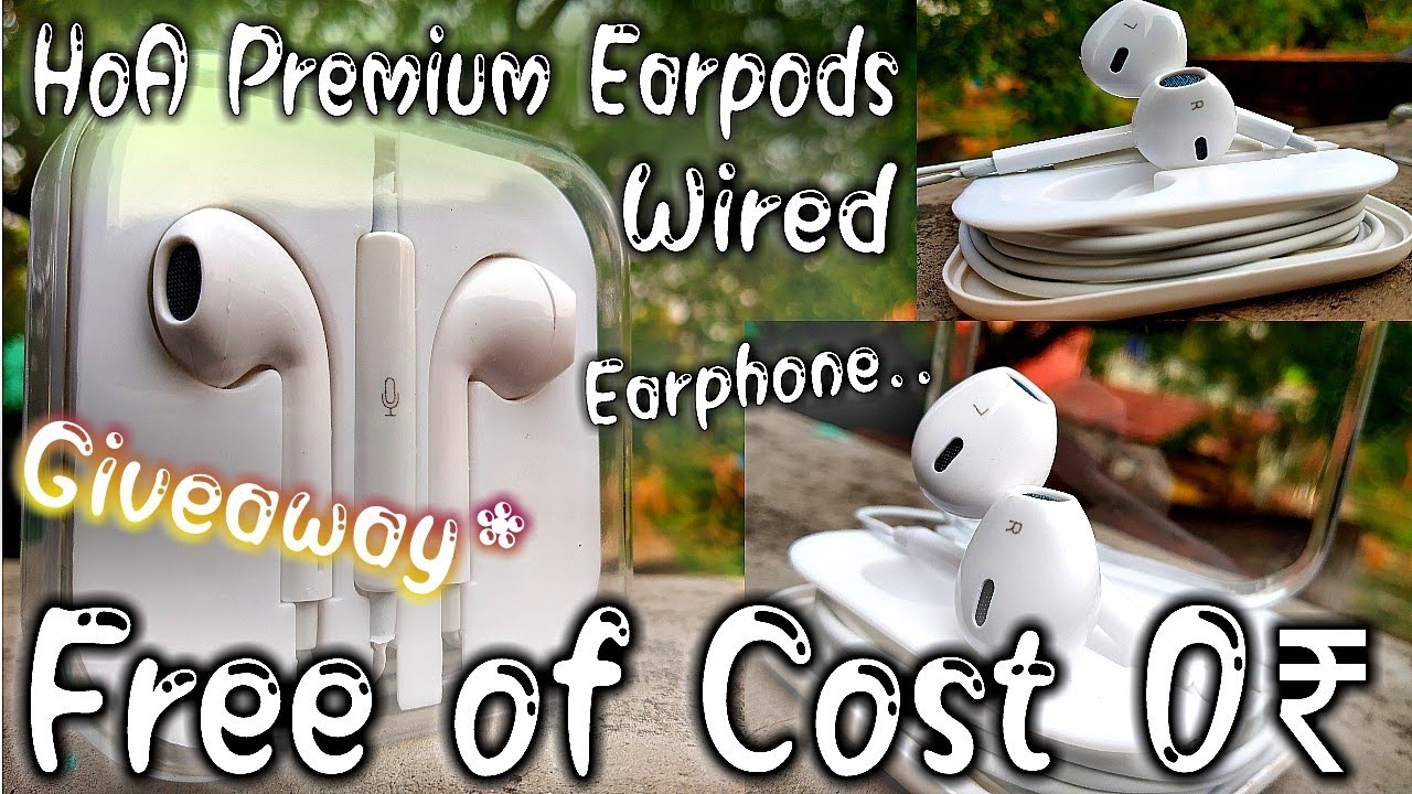 Unboxing Apple Earpods Wired in ear Earphone (white) | Apple Premium ...