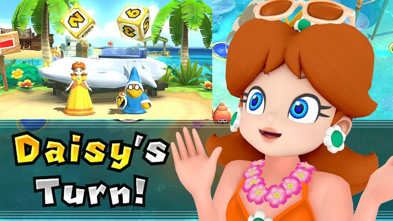 Mario Party 9 Solo Mode Daisy Blooper Beach Part 4 #356 - YouTube