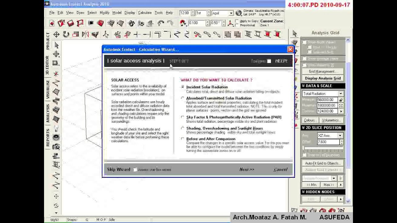 Learn Ecotect_ 34 Solar Radiation - YouTube
