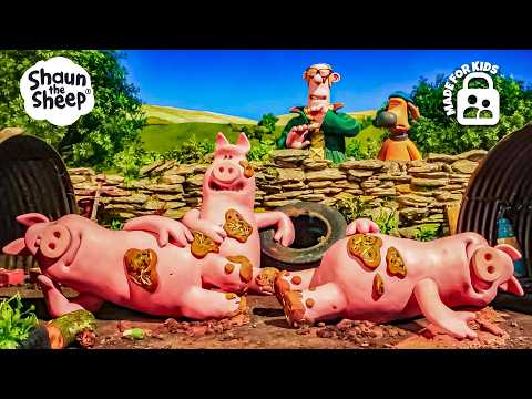 THE PIGS' MESS SHOCKED BITZER AND FARMER! 🐷😱 | Shaun the Sheep & Friends