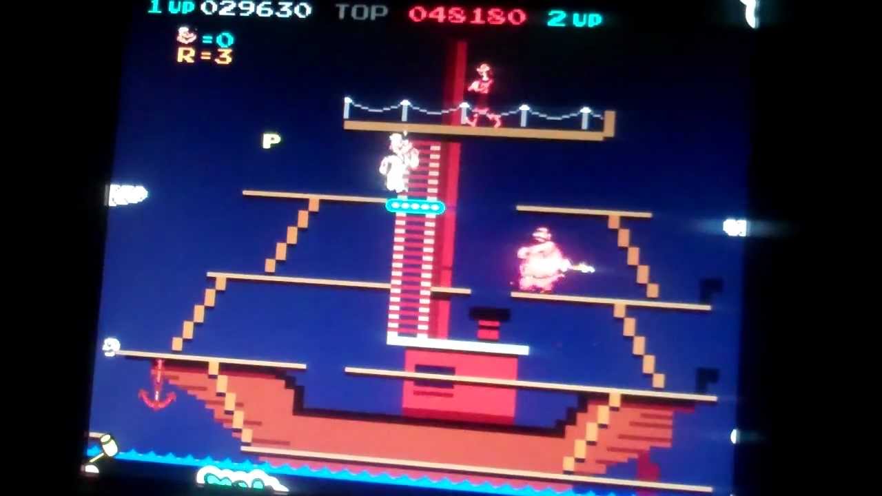 Arcade Game Review = Popeye - 1982 Nintendo - YouTube