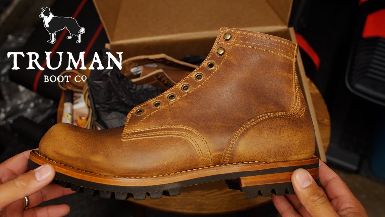 Truman Boot Co. boots on 20 Last in Natural Cypress Unboxing and ...