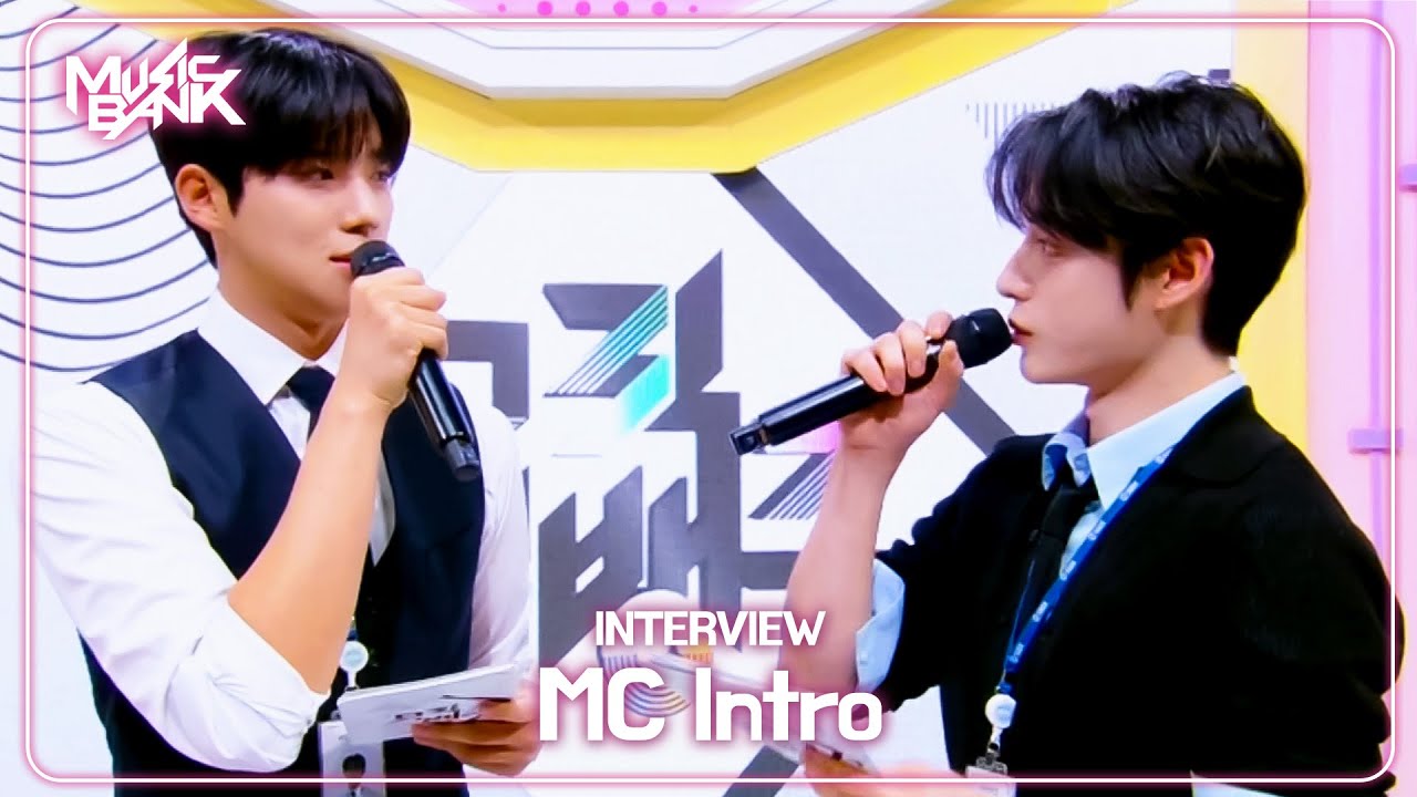 (Interview) MC Sangmin and MC JIWOONG! MC intro! [Music Bank] | KBS ...