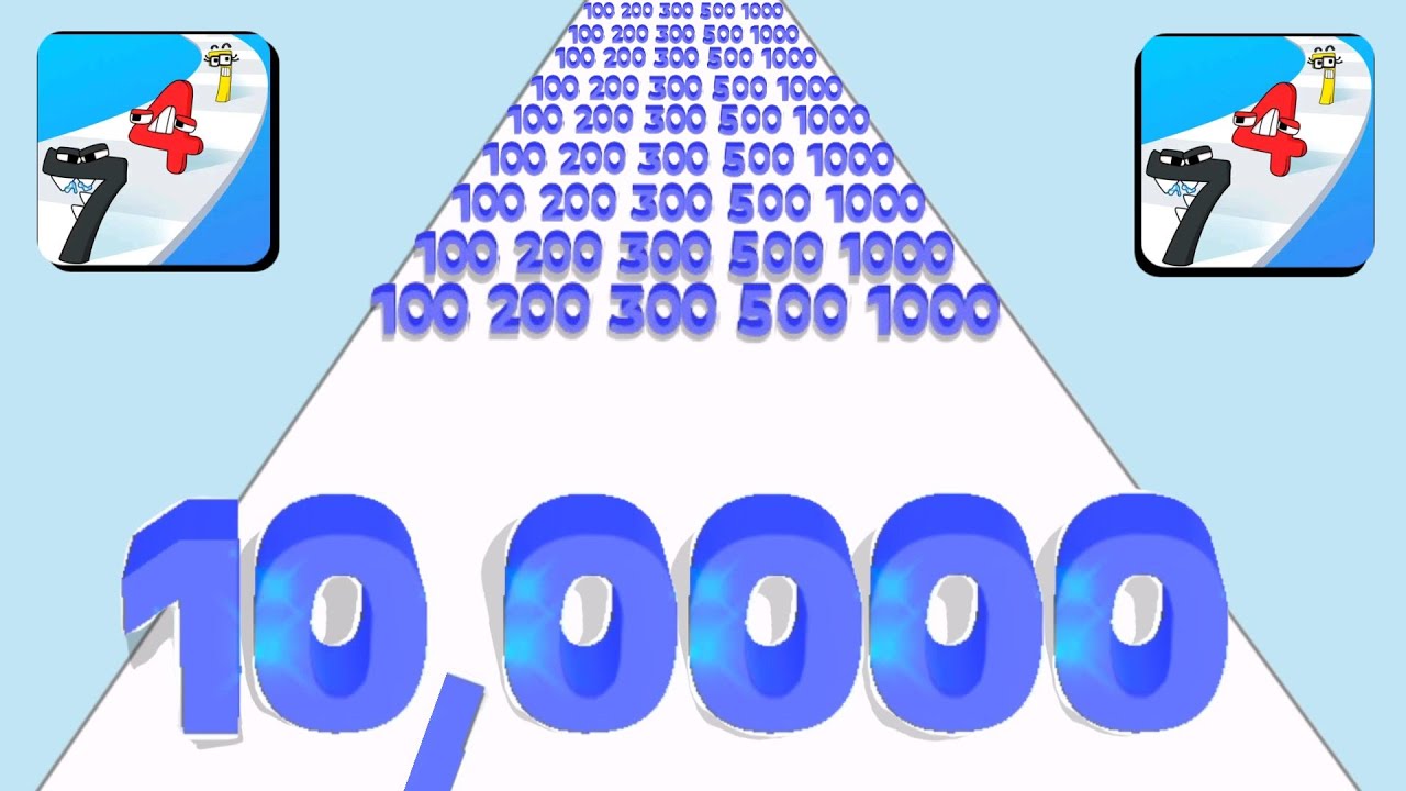 Number Run Shooting vs spinner merge runner rampage 2048 gameplay New ...