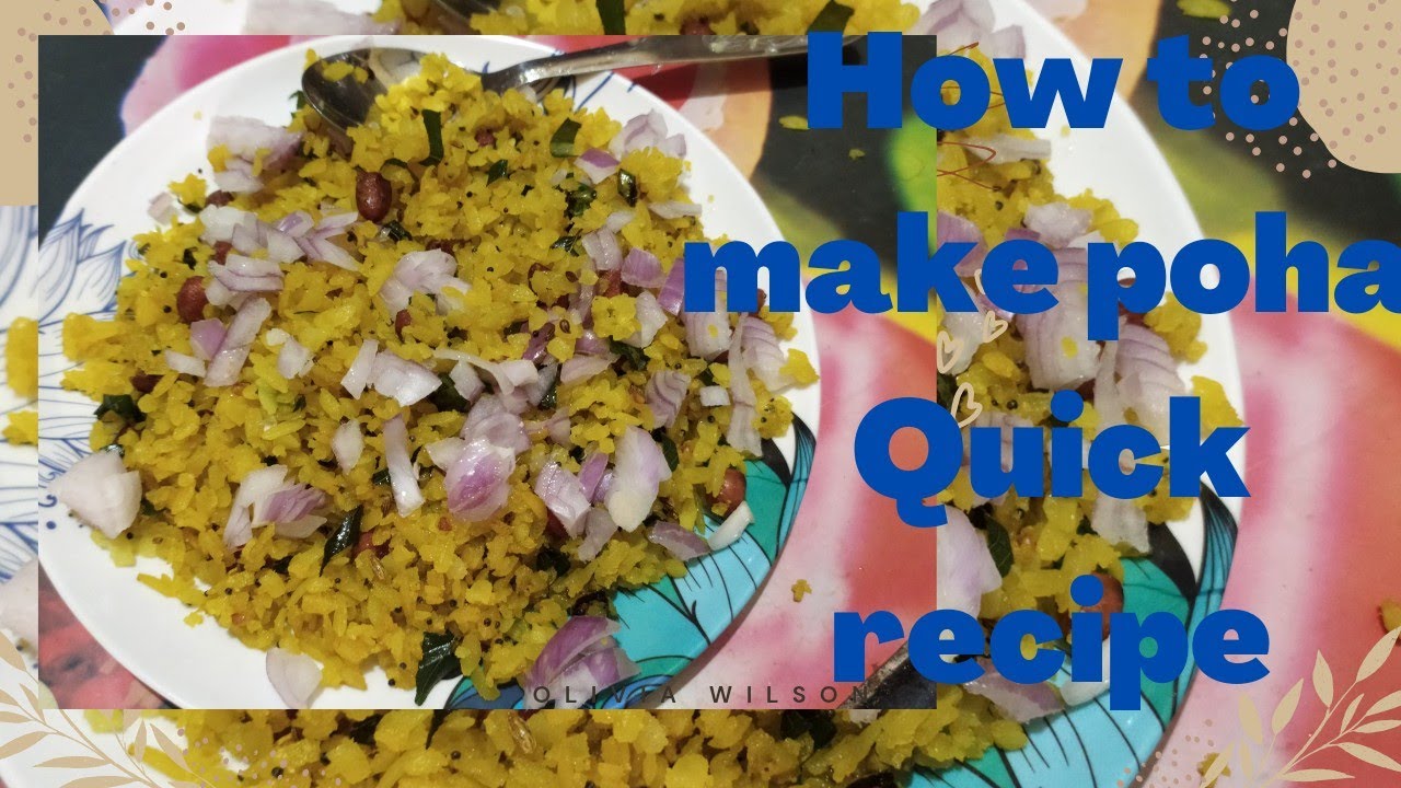 | How to make poha - Easy #एकबारजरूरबनाकरदेखे #poharecipe #pohanasta# ...