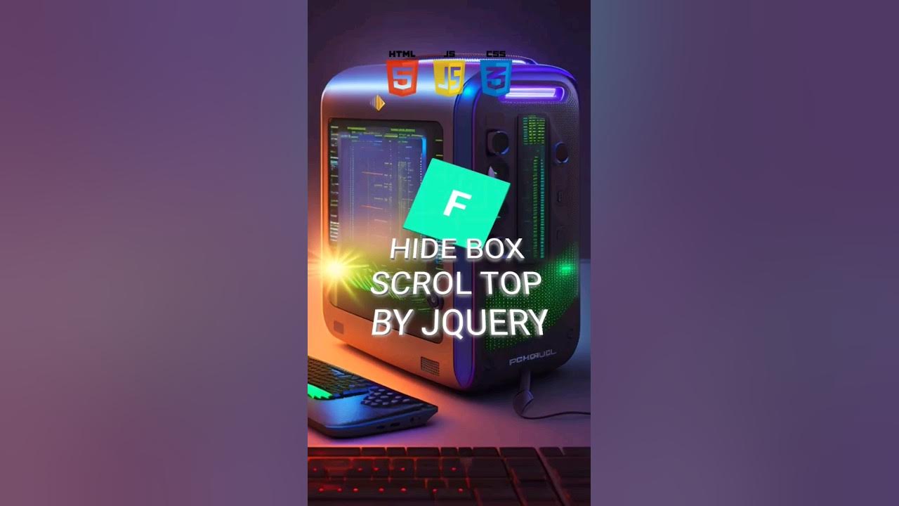Jquery Html Tutorial Css Trick Scroll Window Event Animated Text Box Neon Light