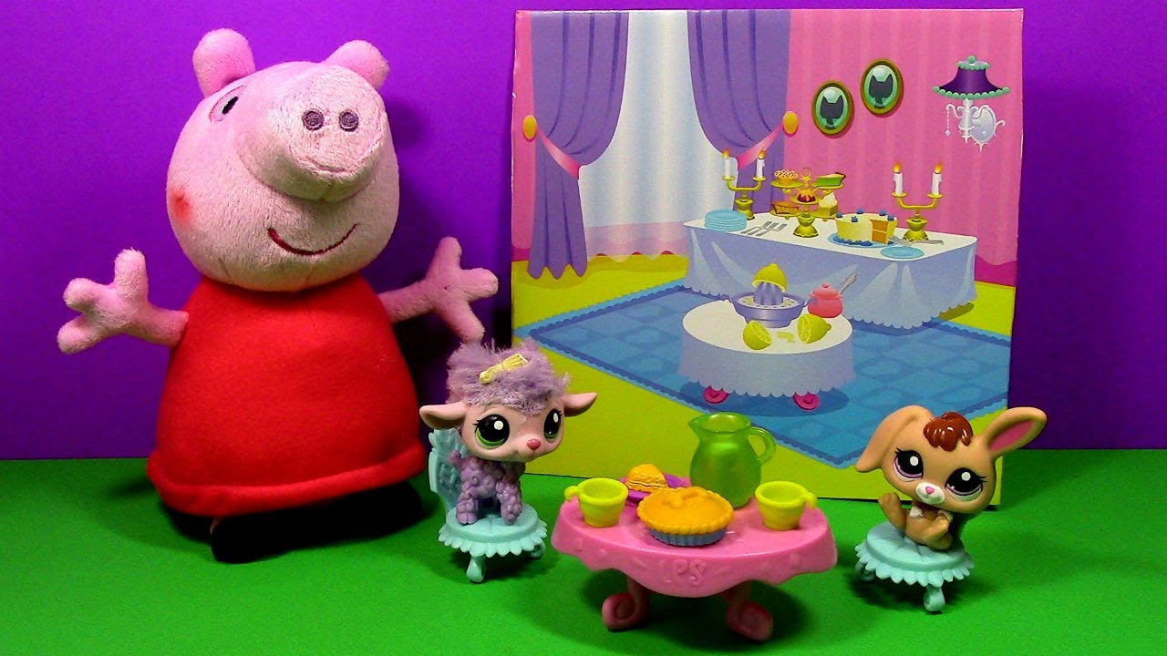 Littlest Pet Shop Cutest Pets LPS Toy Review by Peppa Pig - YouTube