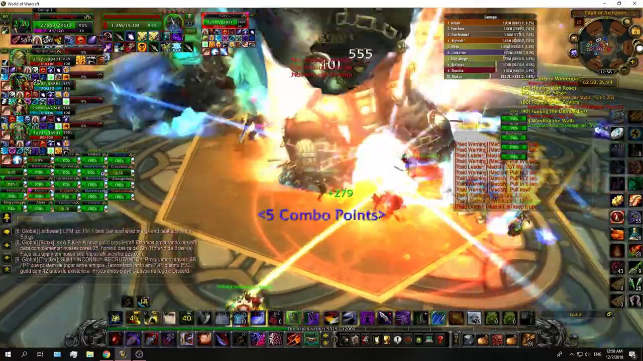 VoA (Vault of Archavon) - Subtlety rogue dps / Frost boss| WOTLK ...