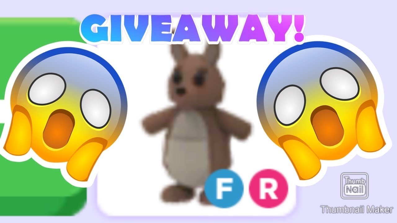 ROBLOX ADOPT ME FLY RIDE KANGAROO GIVEAWAY! - YouTube