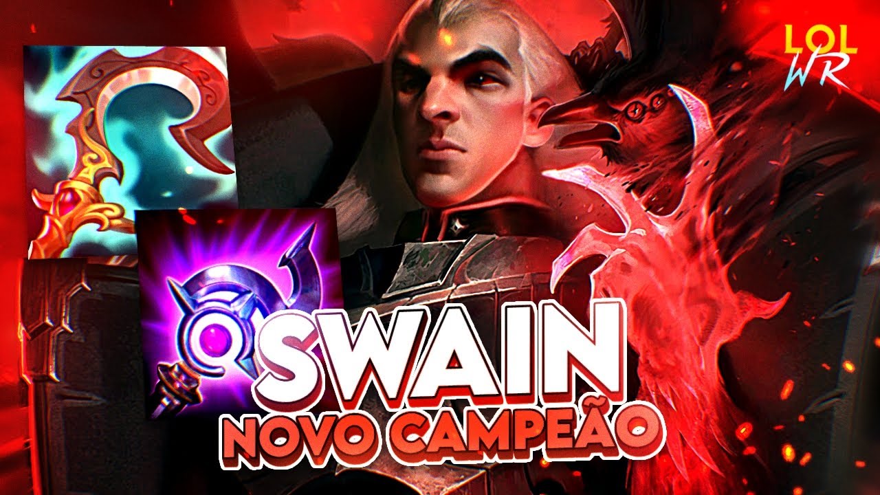 LANÇOU! GAMEPLAY DE SWAIN SUPORTE - NOVO CAMPEÃO | LoL Wild Rift - YouTube