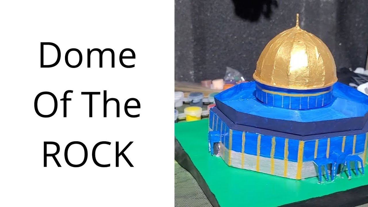 paper craft masjid al aqso Dome Of The Rock - YouTube