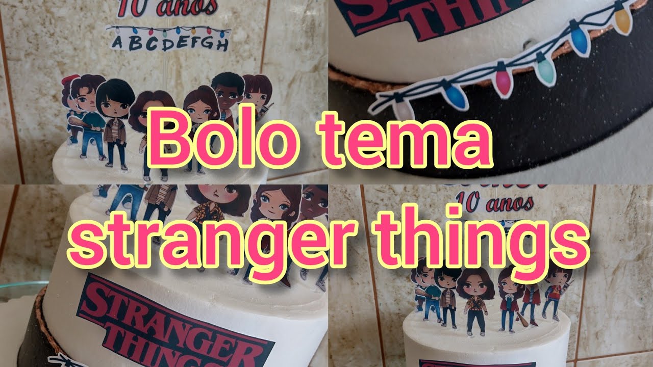 BOLO TEMA STRANGER THINGS | Bolo stranger things - YouTube