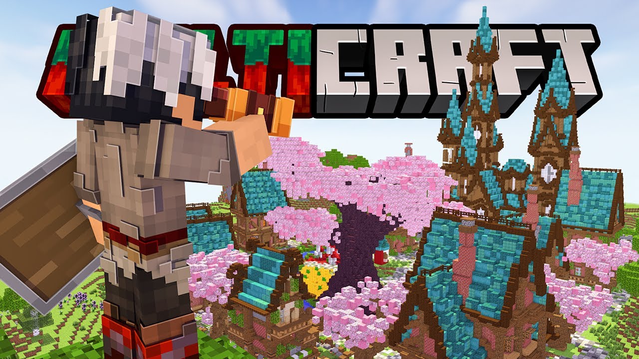 CONSTRUÍ UMA VILA FANTASY NO MINECRAFT - MULTICRAFT 2 - YouTube