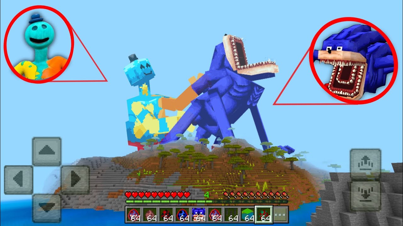 SHIN Sonic vs Poppy Playtime Doey in Minecraft - YouTube