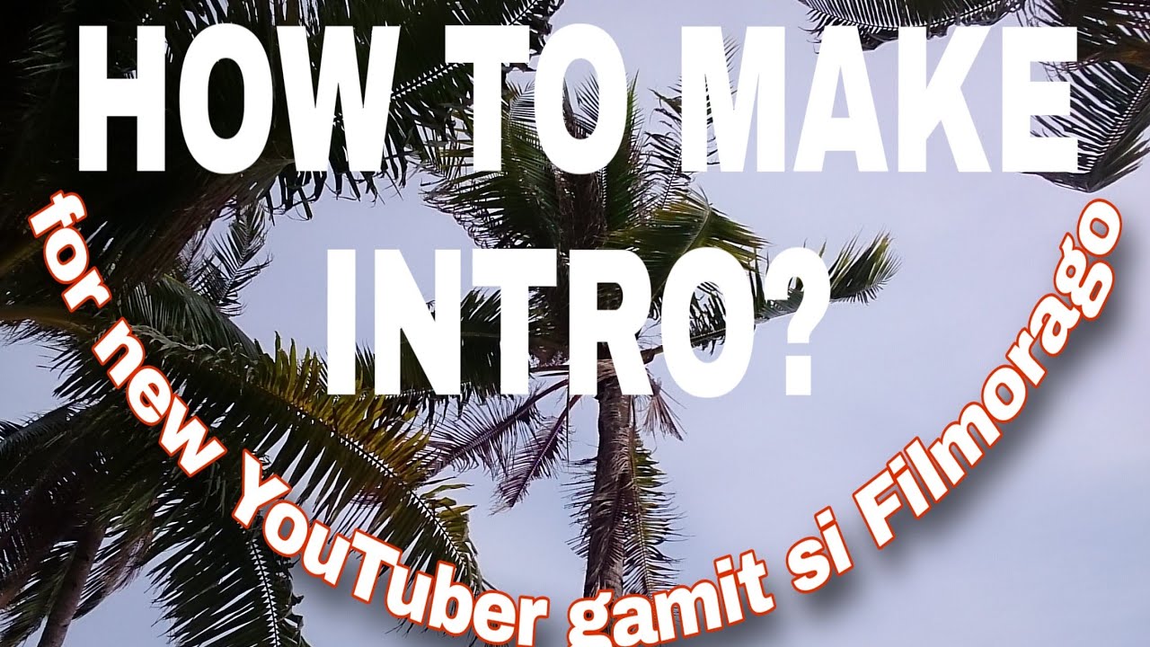 HOW TO MAKE INTRO CHANNEL - YouTube