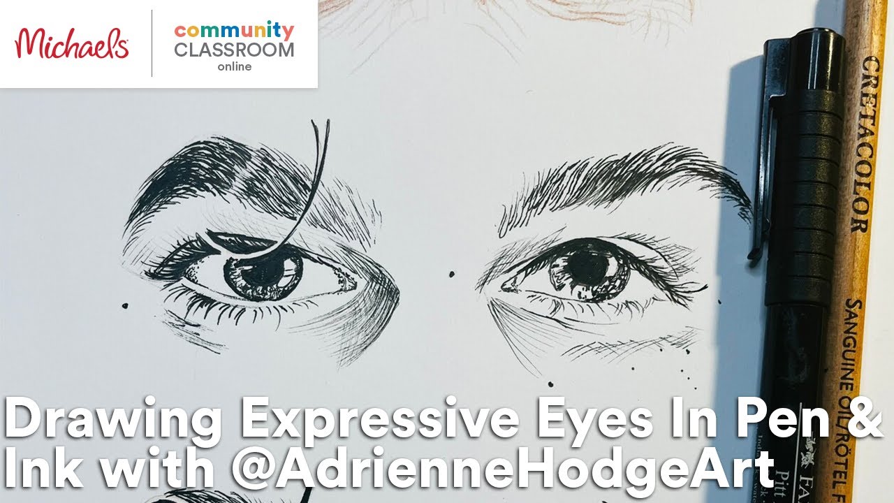 Online Class: Drawing Expressive Eyes In Pen & Ink with ...
