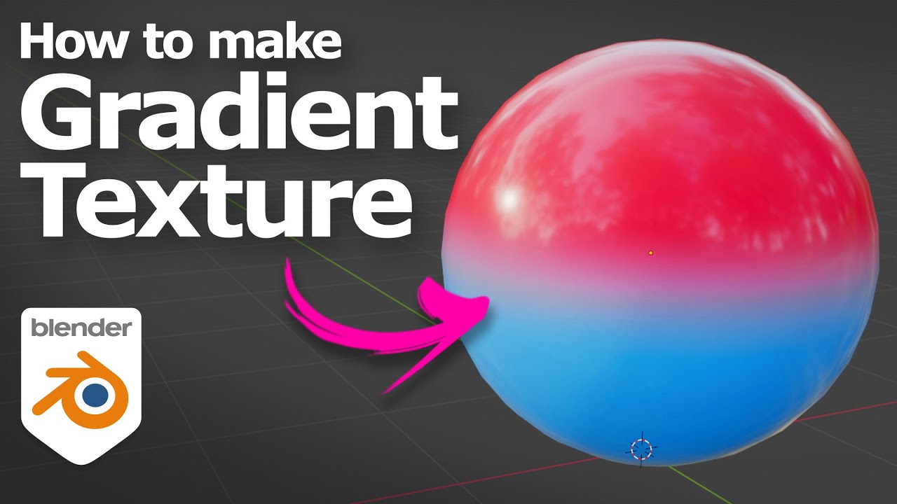 How to make gradient texture in Blender - YouTube