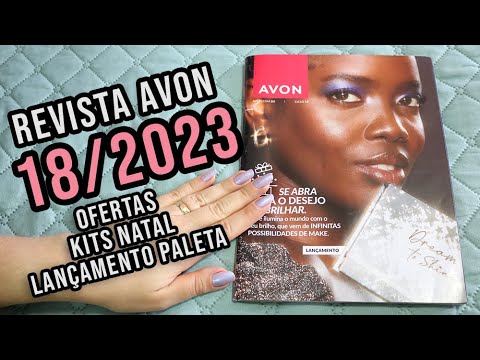REVISTA AVON 18/2023: PRESENTES NATAL + LANÇAMENTO PALETA - YouTube